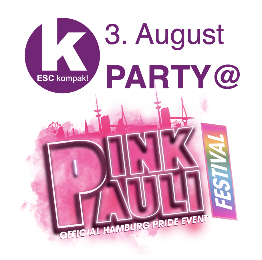 3. August in Hamburg: ESC kompakt Party @ Pink Pauli - ESC kompakt